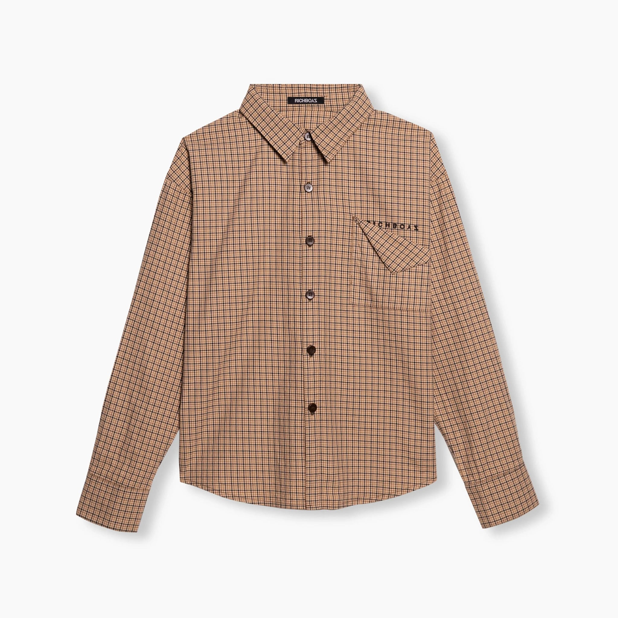 Checkered Longsleeves – Patterned Cotton Shirt | Safari Collection
